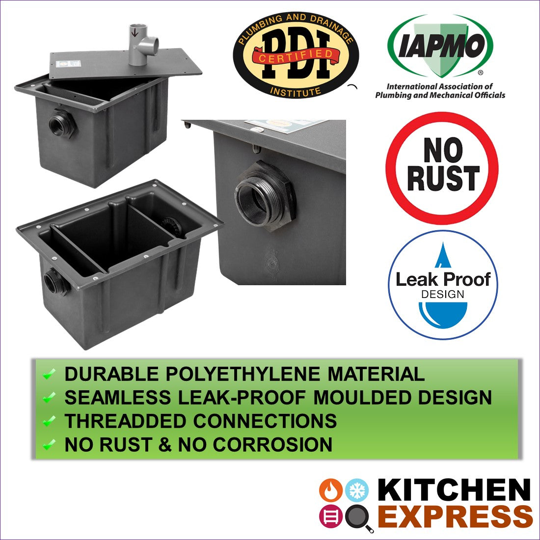 ASHLAND (USA) Portable Grease Trap – Kitchen Express Singapore